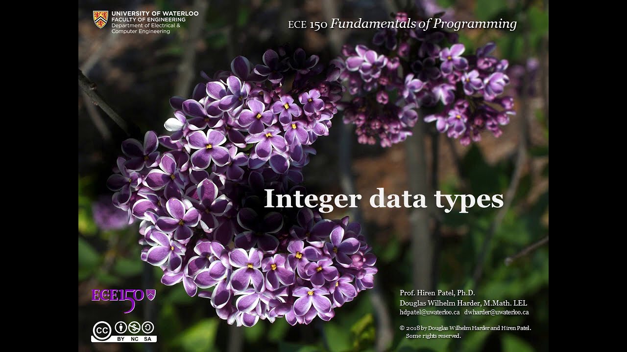1.26 Integer data types