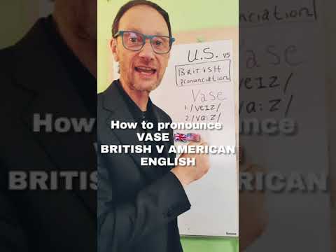 Can you pronounce VASE in British English?🇬🇧 Master British pronunciation. #english #learnenglish