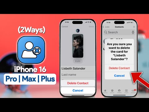 iPhone 16/16 Pro Max: How to Delete Contacts in iPhone! [iOS 18]