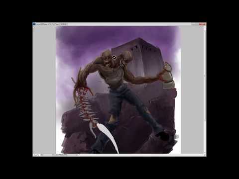 Two headed monster, illustration and video | f a s s l a y e r