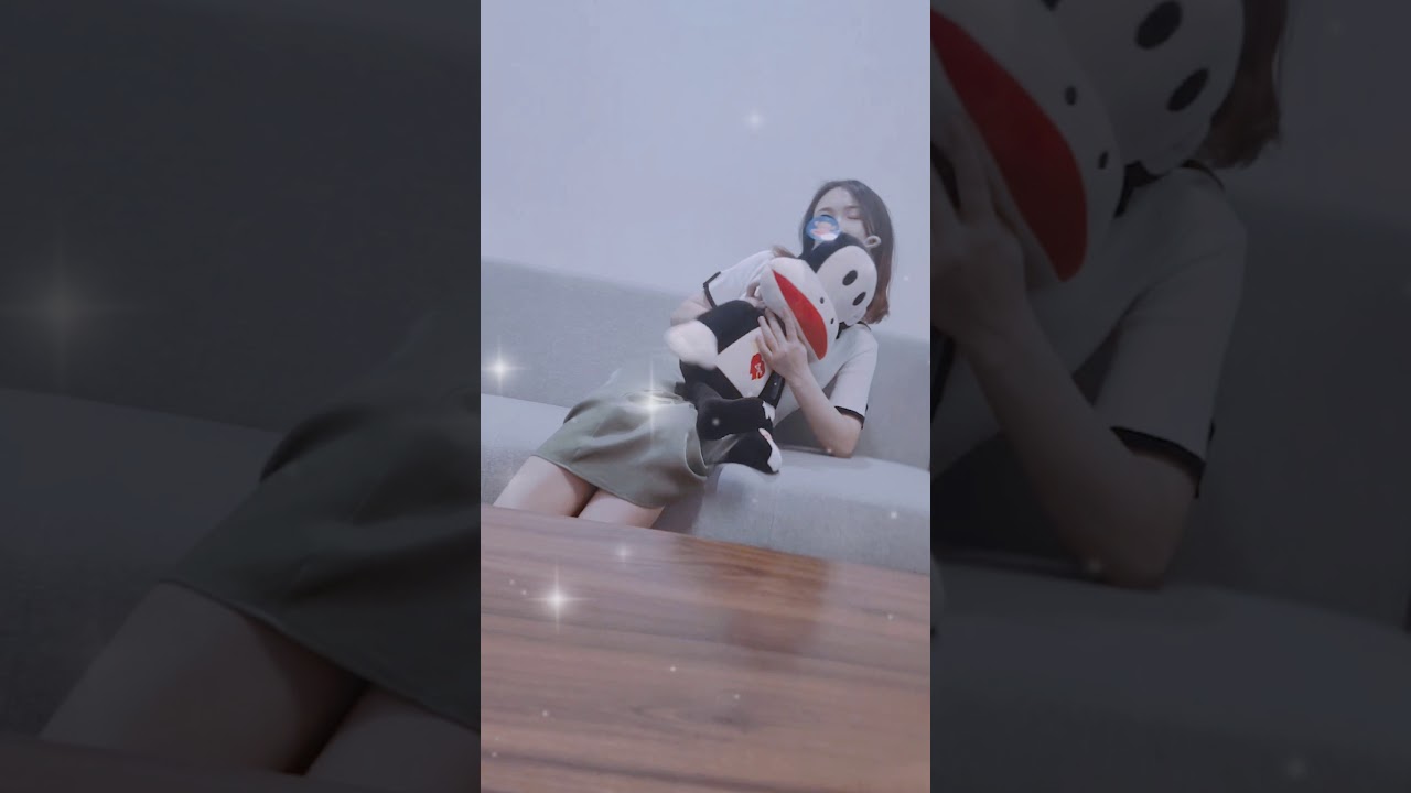 Sleepy girls with eye mask