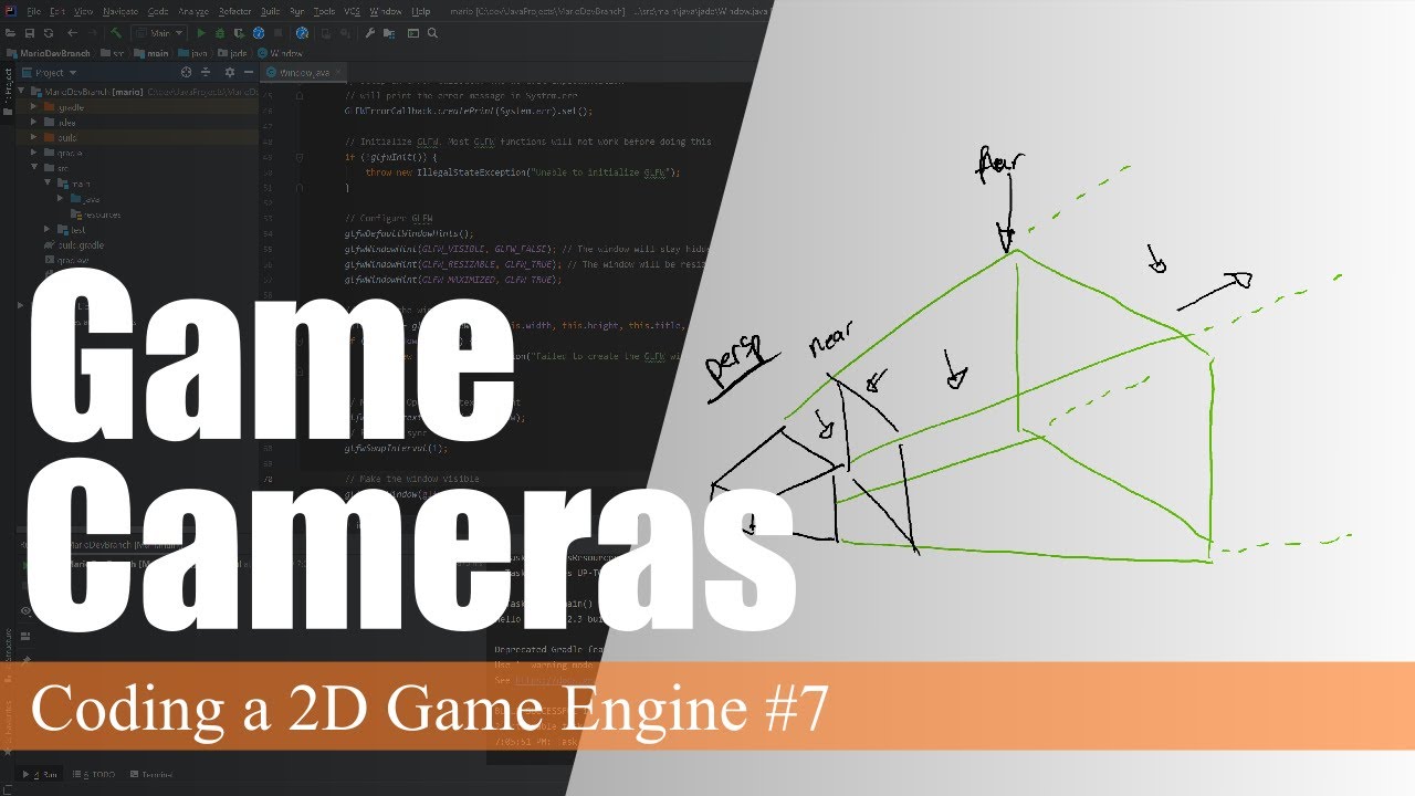 Game Camera OpenGL | Coding a 2D Game Engine in Java #7
