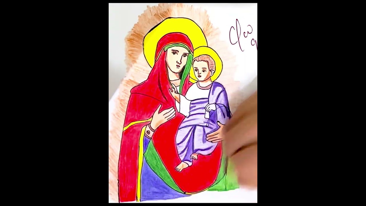 Pencil Art of Jesus Christ | A Journey of Faith and Creativity✏️🖍️