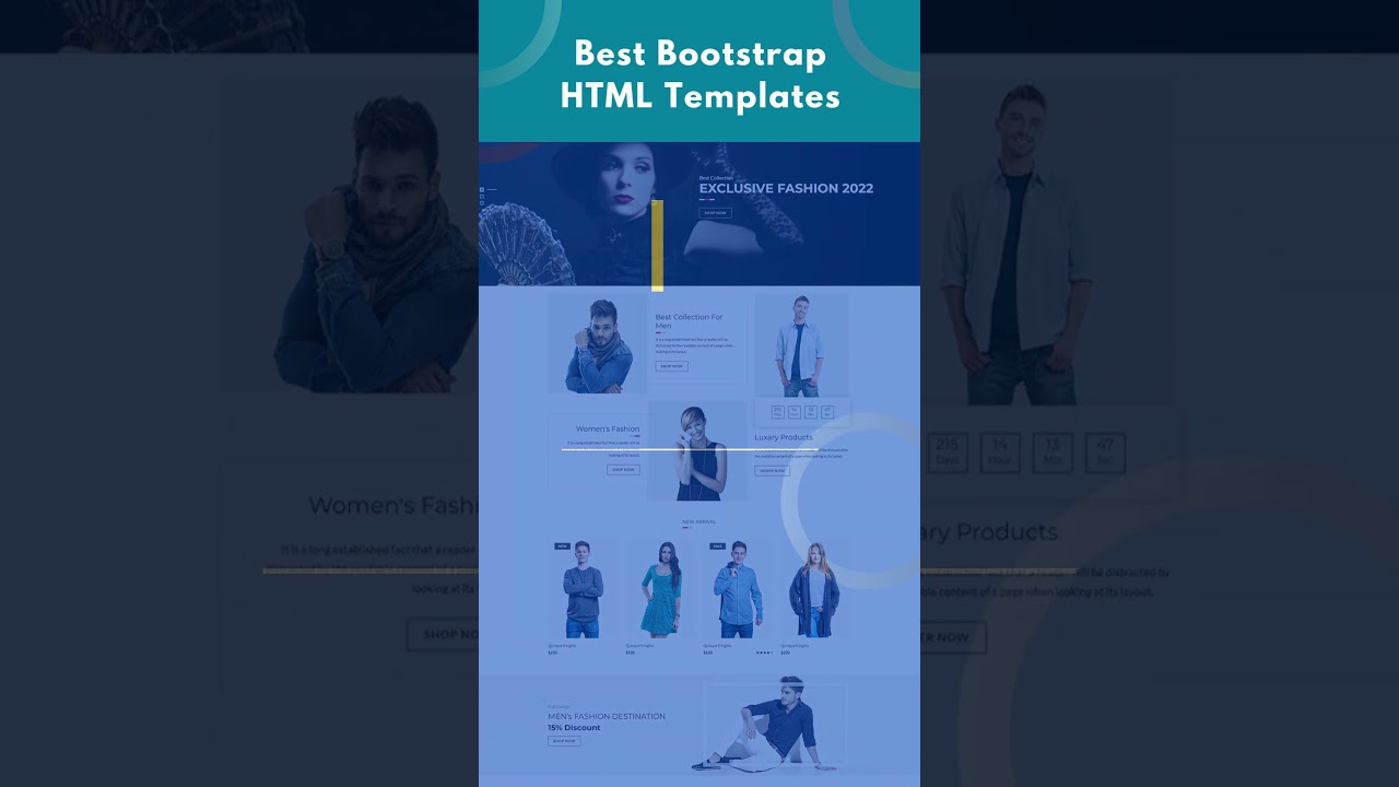 Best Bootstrap HTML Templates #html #bootstraptemplate  #ecommerce