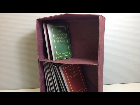 Origami Bookshelf for Mini Books and Notebooks | The Secrets of ...