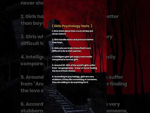 Facts about girls' psychology