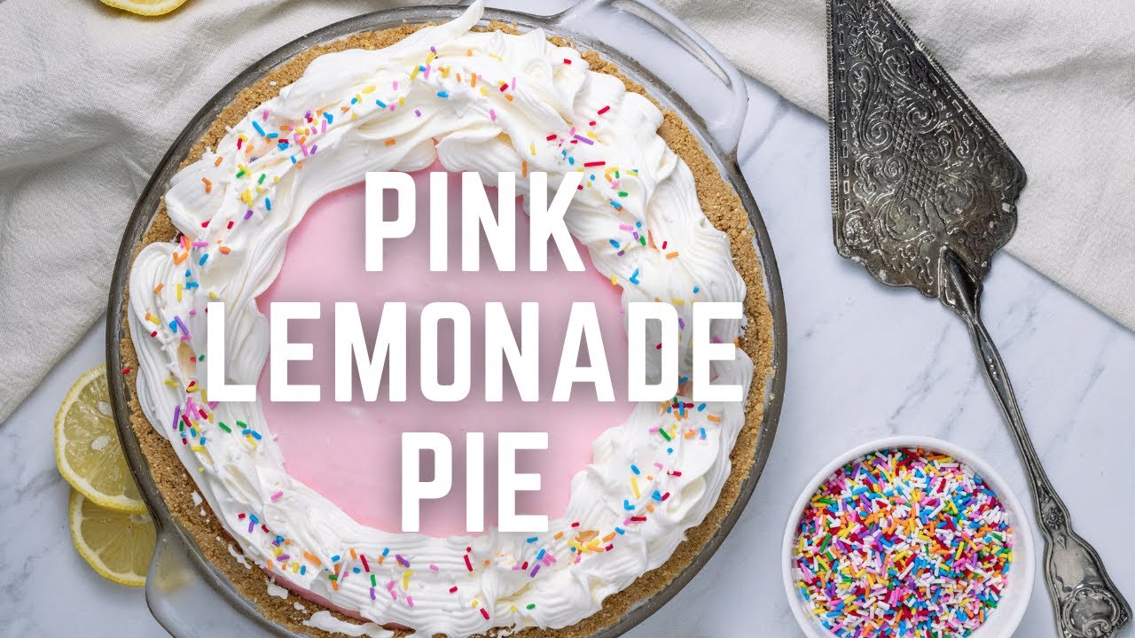 Idiot Proof Pink Lemonade Pie (Great No Bake Dessert!)