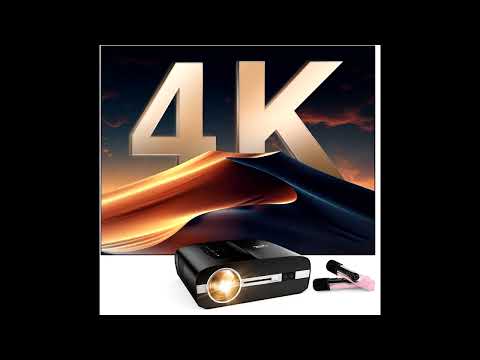 Review: ZCGIOBN Ultra HD 4K Projector | WiFi, Bluetooth & Smart TV Features!