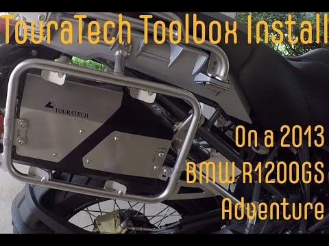 TOURATECH Toolbox Installation on BMW R1200GS Adventure