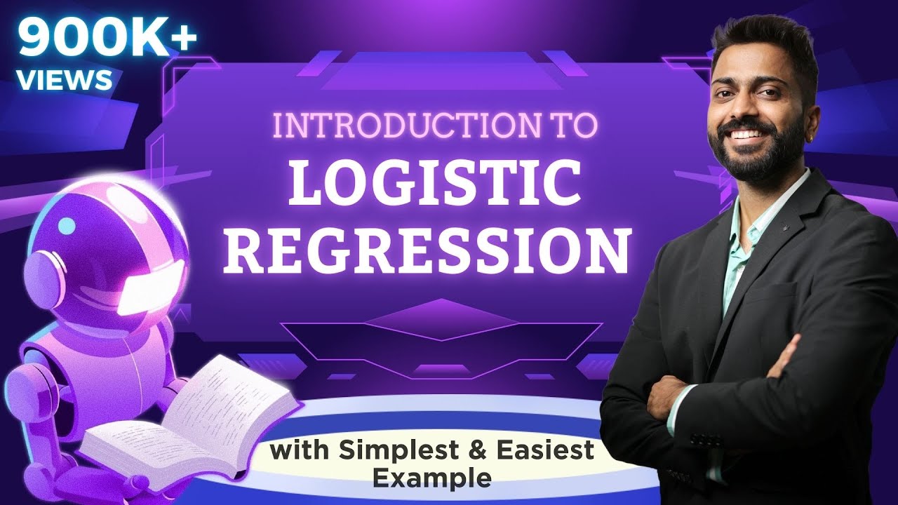 Lec-5: Logistic Regression with Simplest & Easiest Example | Machine Learning