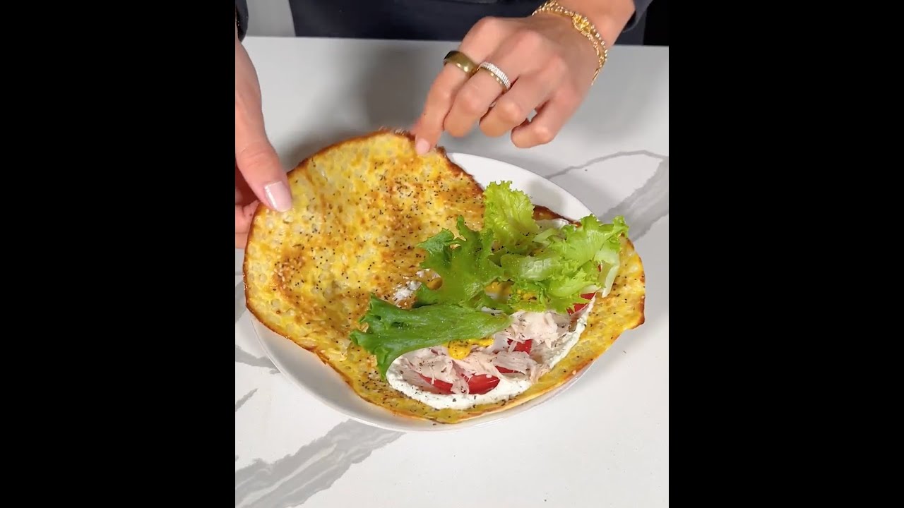 High Protein Cottage Cheese Wrap 🤯