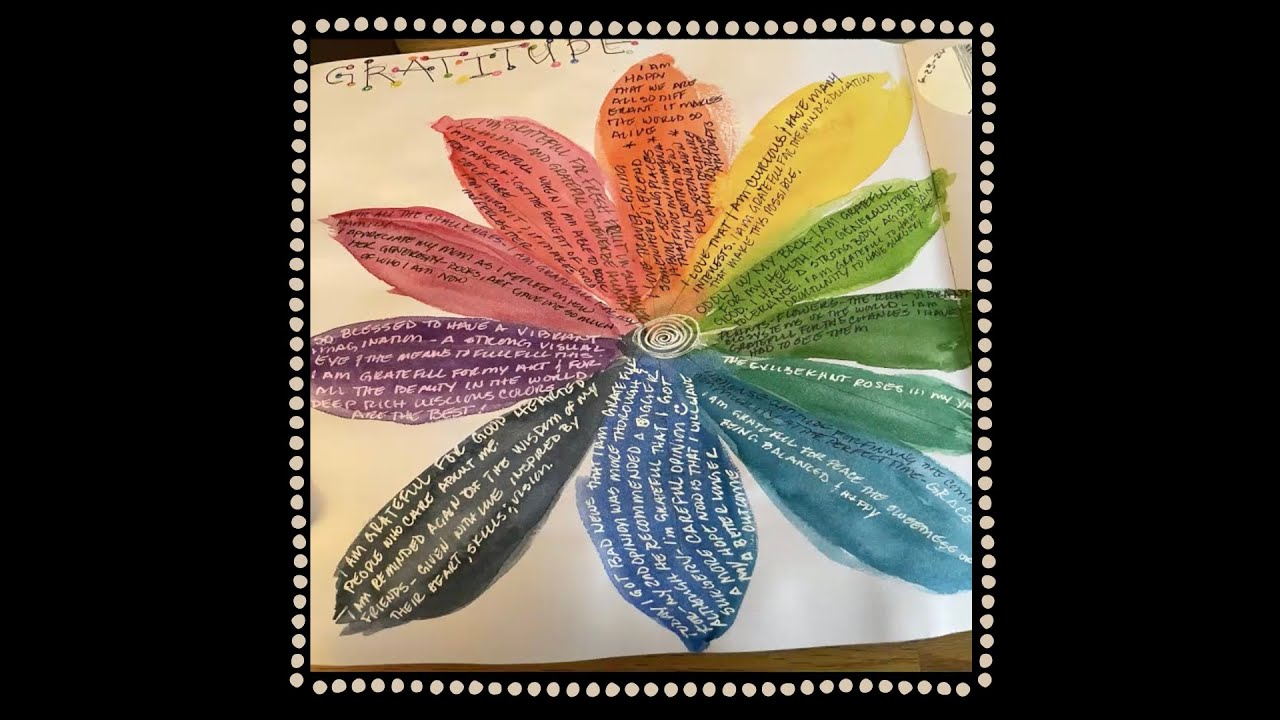 Create a Gratitude Flower