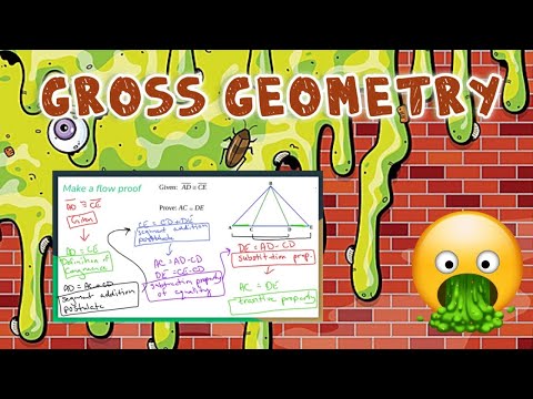 Gross Geometry: Flow Proof on Line Segments