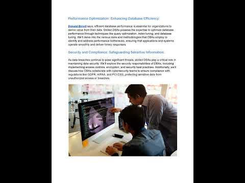 Exploring the Role of a Skilled Database Administrator