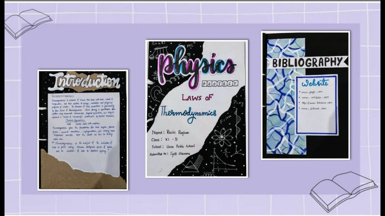 Physics Project on LAWS OF THERMODYNAMICS|| Class 11