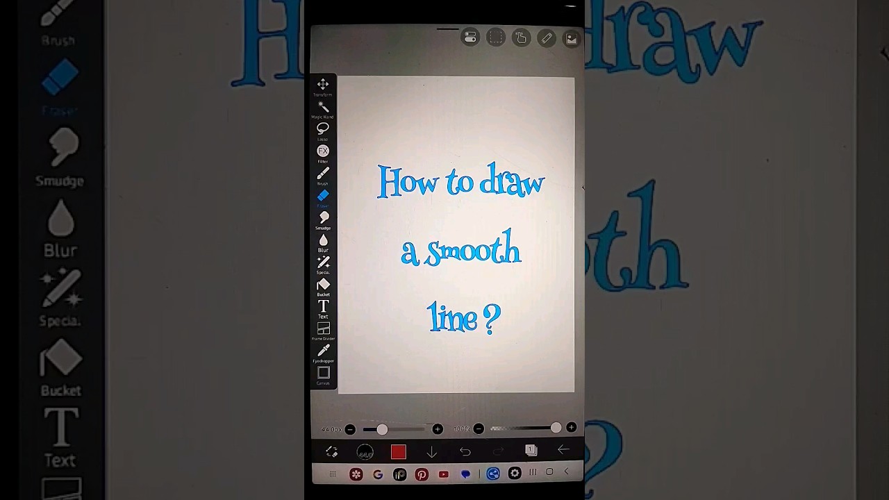 How to draw a smooth line in Ibis Paint? #swatiartlife #ibispaint #tutorial