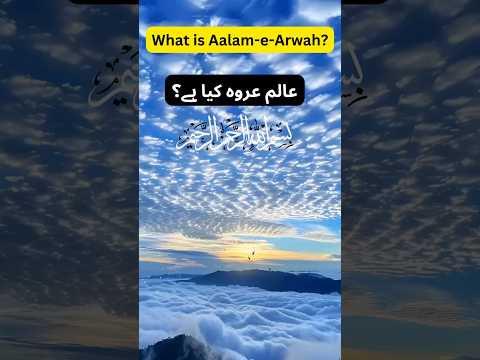 What is Alam e Arwah ?#shortsfeed #love
