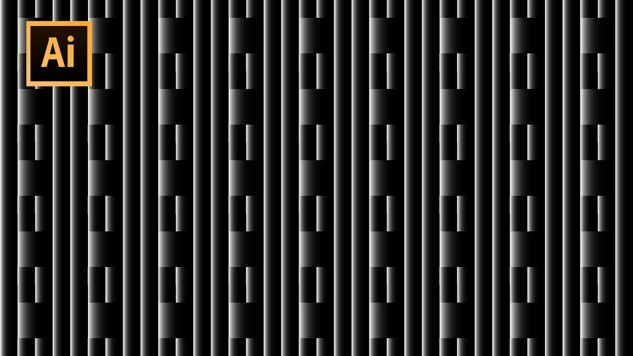 Black Gradient Background Pattern Using Adobe Illustrator