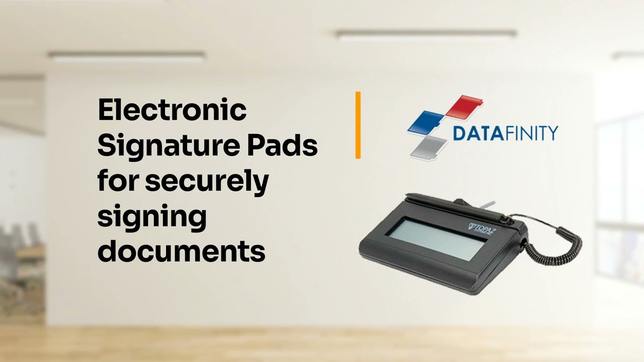 Signing Documents with a Topaz Signature Pad