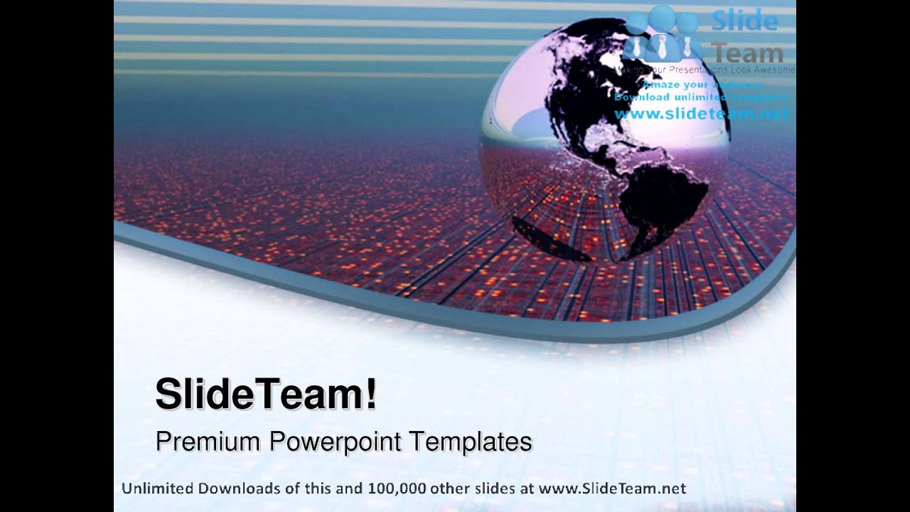 Global Technology Globe PowerPoint Templates Themes And Backgrounds ppt layouts