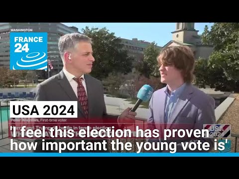 USA 2024: 'I feel this election has proven how important the young vote is', says a first-time voter