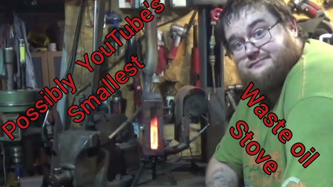 the smallest drip fed waste oil heater/stove/burner