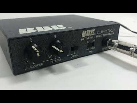 Gray BBE DI-100 Active DI Box Sonic Maximizer w/OEM Power | Reverb