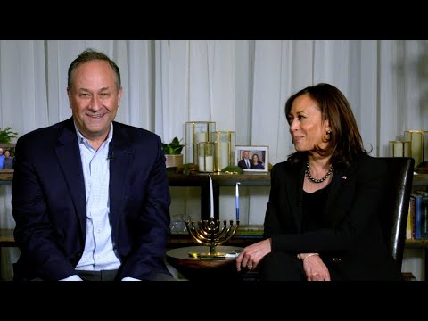 Happy Hanukkah from Kamala Harris and Doug Emhoff