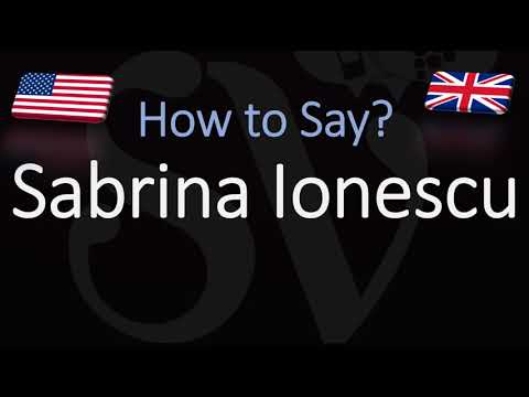 How to Pronounce Sabrina Ionescu? (CORRECTLY) WNBA Pronunciation