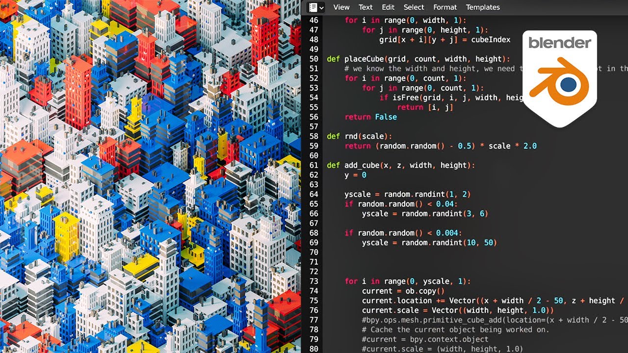 Artistic Coding in Blender by David Mignot