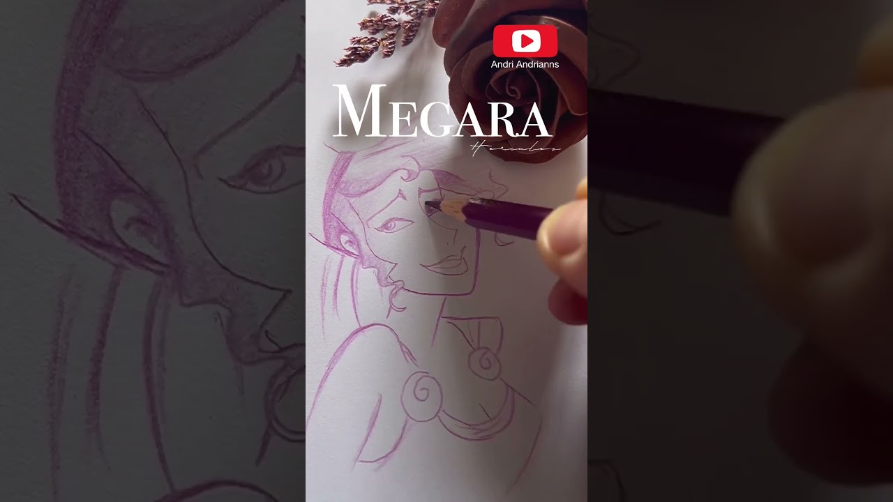 Hercules | Megara #shorts #hercules #andriannsart