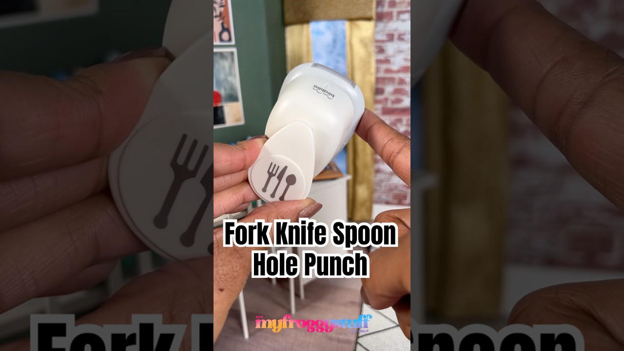 Using a Hole Punch to a Make Barbie Fork Knife and Spoon? | Make Mini Silverware 🍴 Found on Amazon