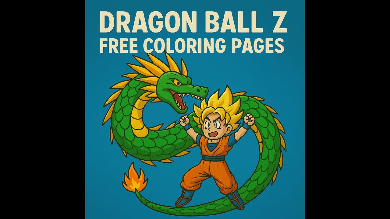 Dragon Ball Z Coloring Pages – Free Goku Printable for Kids!