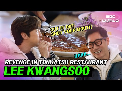 [C.C.] KWANGSOO taking SEOKJIN down in tonkatsu restaurant #LEEKWANGSOO #JEESEOKJIN