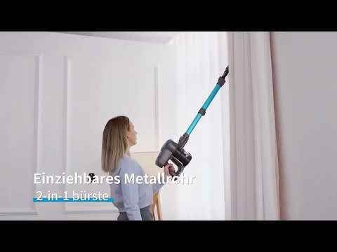 YISORA N300 Cordless Upright Vacuum Cleaner, 20Kpa Ultra Lightweight
