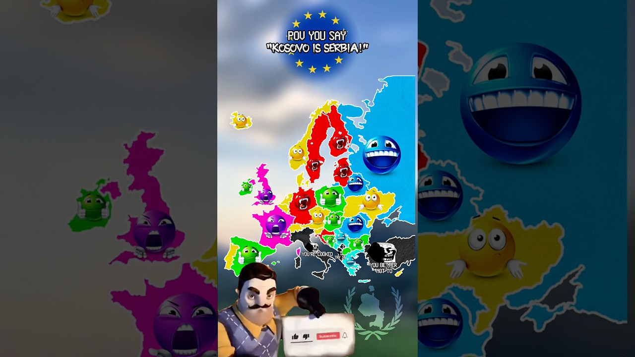 pov you say kosovo is serbia #europe #map #mapping #geography #history #mapper #serbia #kosovo #usa