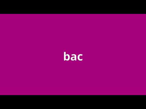 what is the meaning of bac