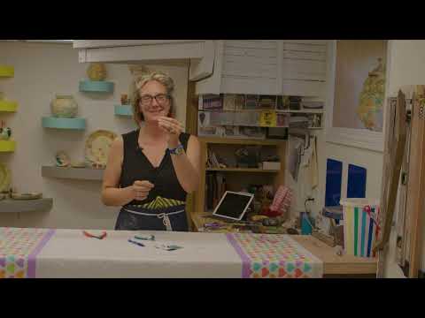 How to Make a Custom Sgraffito Tool for Fine Lines | KARI RADASCH