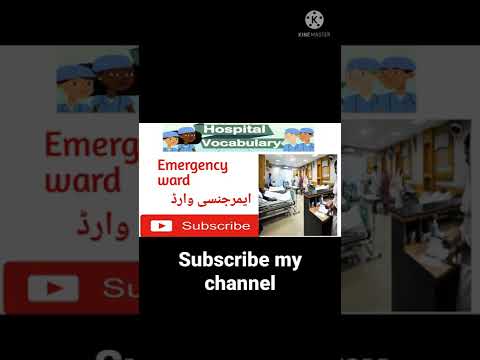 Medical and Hospital Vocabulary Words in Urdu and English 4 || SH English #shorts #vocabulary