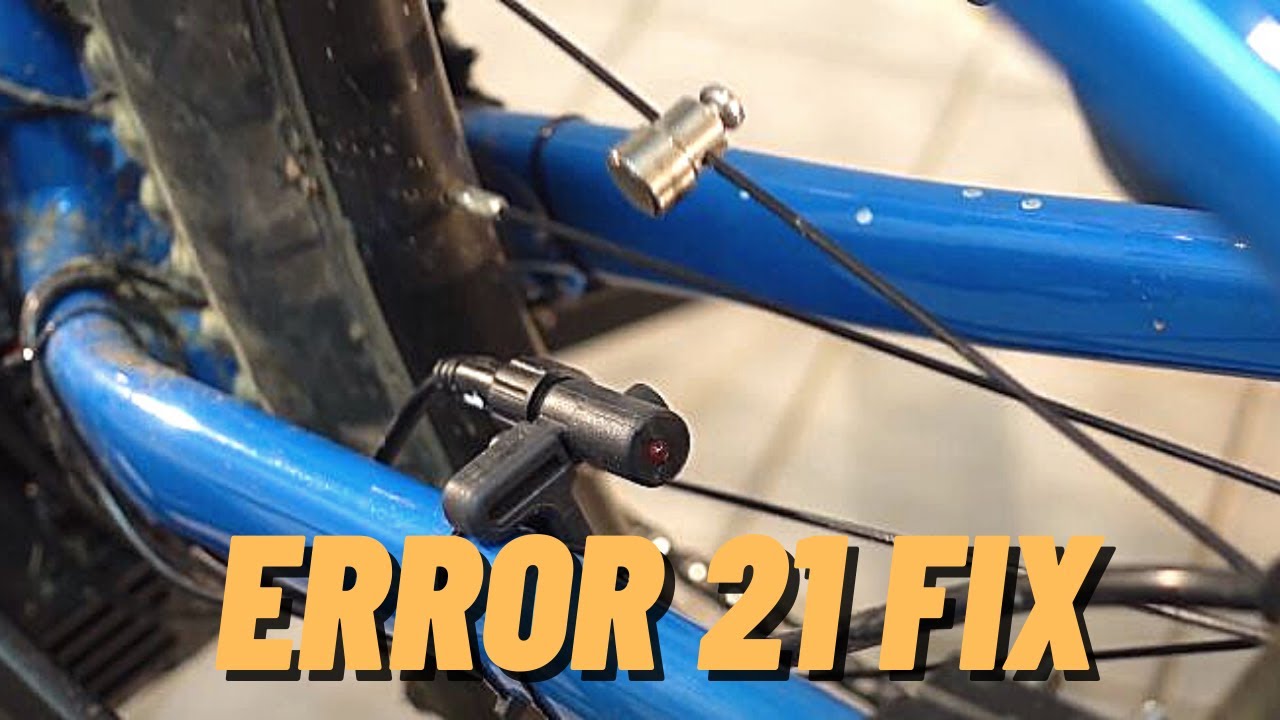 Bafang Error 21 Code Fix