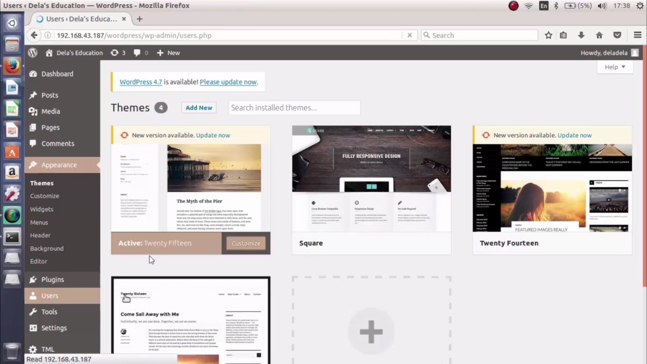 MANAJEMEN JARINGAN SERVER - WEB SERVER