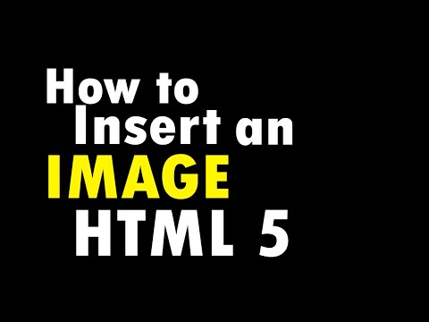 How to Insert an Image into website using HTML 5 Visual Studio Code ...