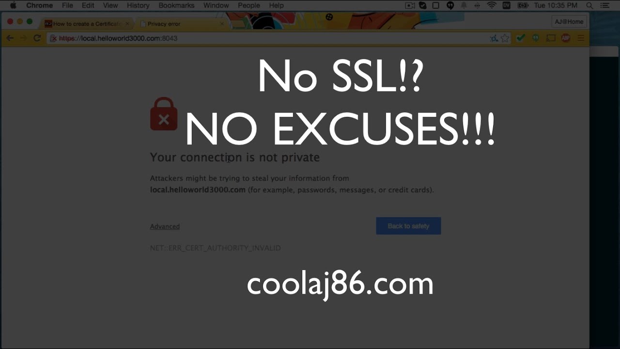 Walkthrough: How to set up HTTPS / SSL with node.js and name.com / RapidSSL