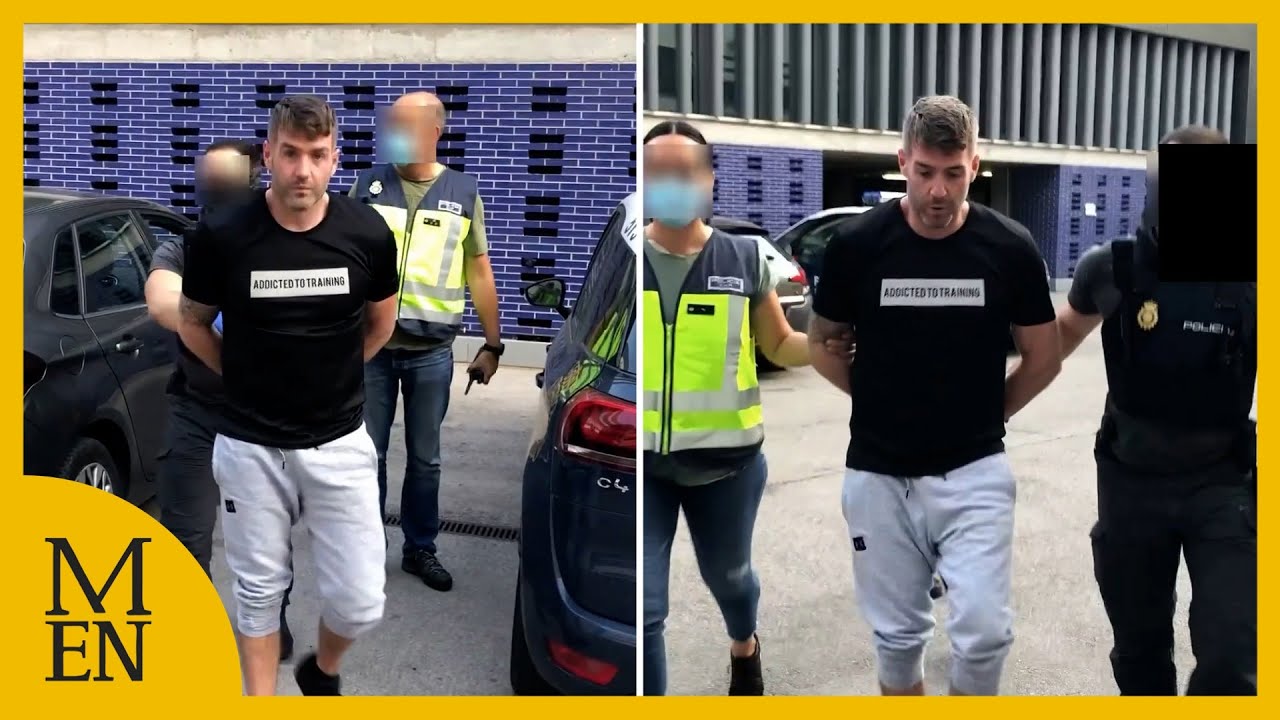 The moment armed police storm Jamie Rothwell's Spanish apartment in ...