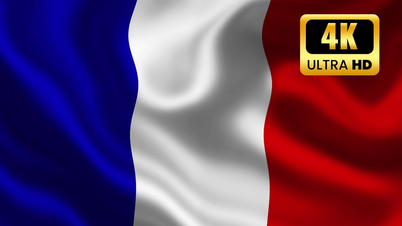 FRANCE FLAG | FLAG OF FRANCE | WAVING OF FRANCE FLAG | 1 HOURS (4K UHD)