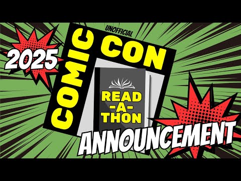 Comic Con Readathon 2025 | We're going on an adventure around San Diego Comic Con! [Bookish Fun]