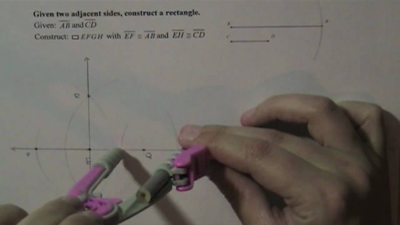 Construction 14: Construct a Rectangle