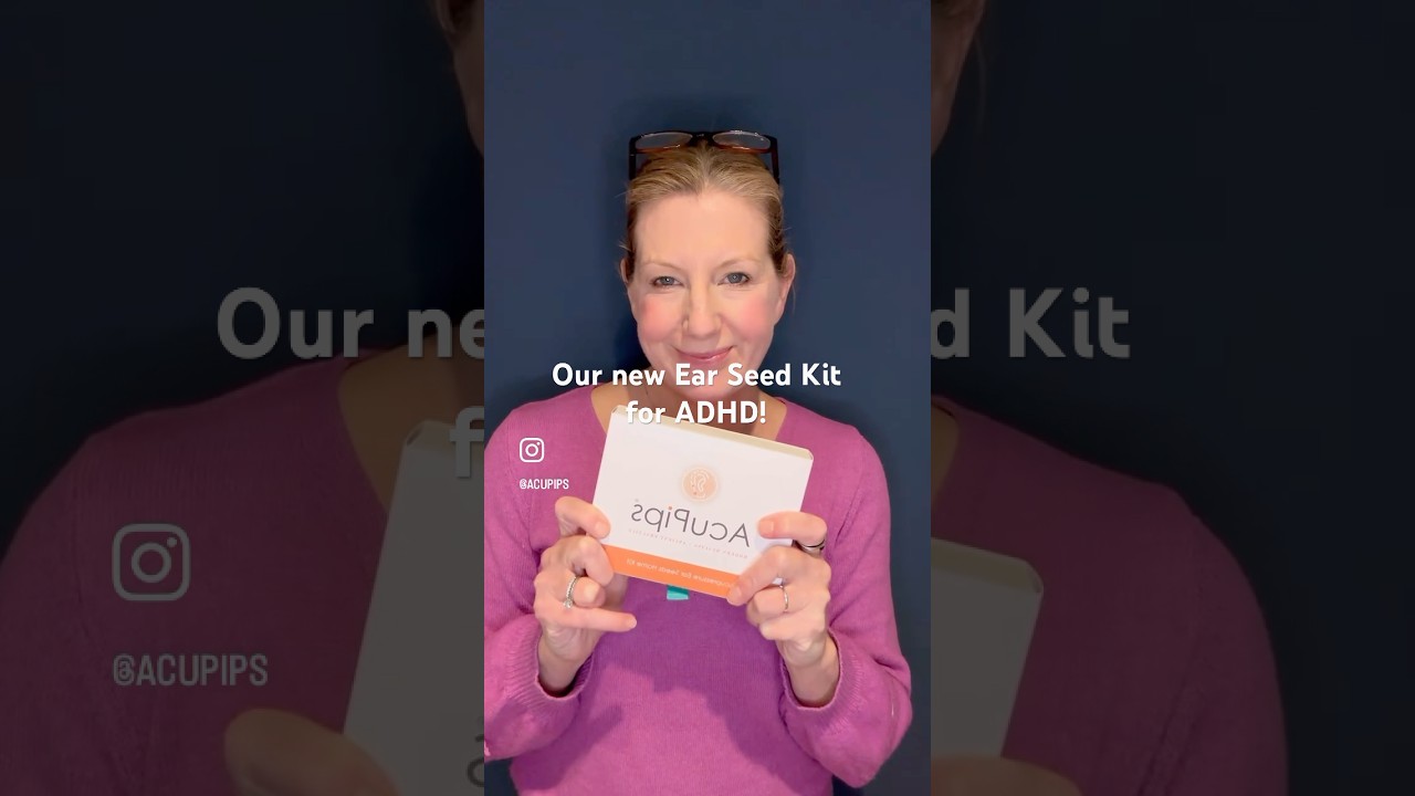 A new ear seed kit for ADHD! Harness the power of ear seeds, acupuncturist designed. #acupips #short