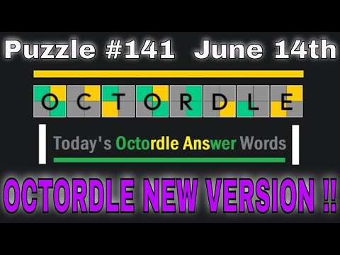 OCTORDLE Puzzle Game #141 Answer Words of The Day: Hints, Clues & Solution for June 14th (6/14/22)