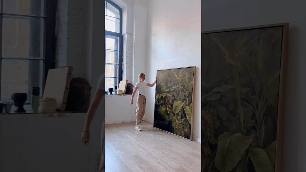 Cleaning up #oilpaintingtutorial #painting #artstudio #artist #art #artwork